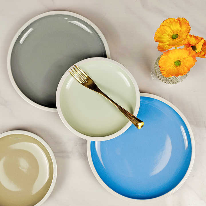 16 Piece Sample Available Ceramic 16 Piece Breakfast Plate Set With Mug ...