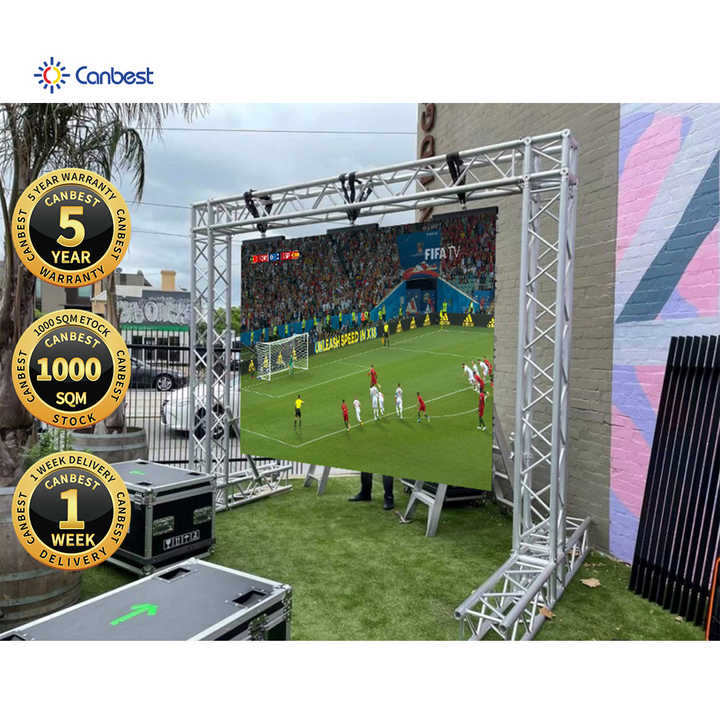 4m X 3m Canbest RX P2.6 P3.9 DJ LED Pixel Screen Outdoor