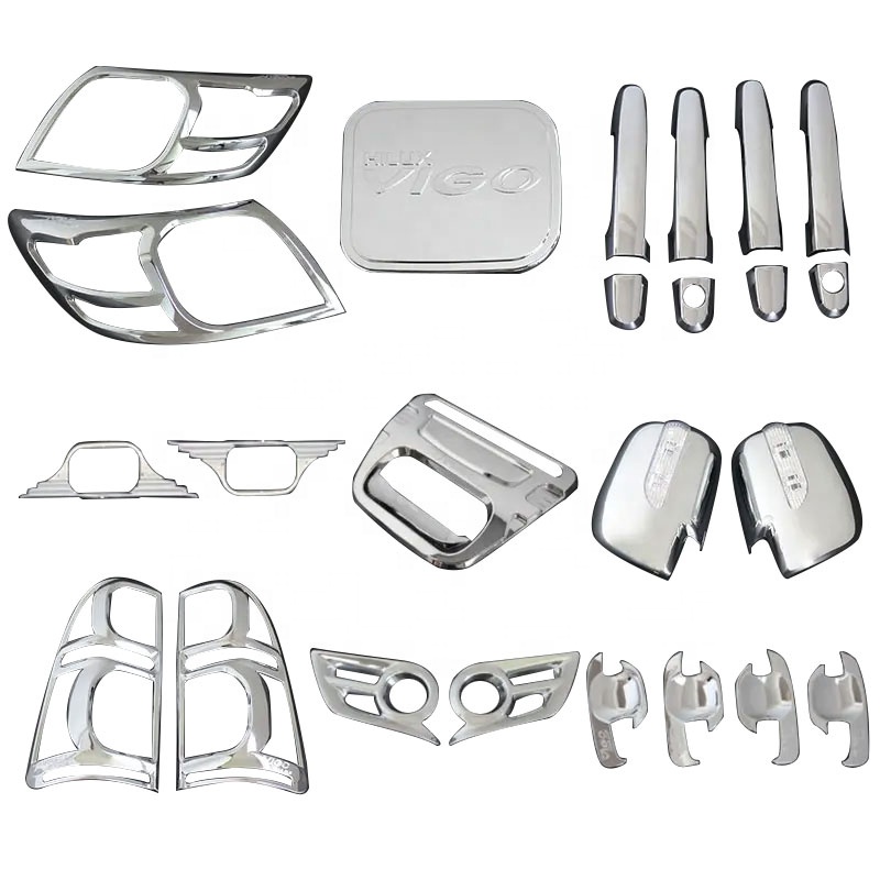Chrome fittings for car store