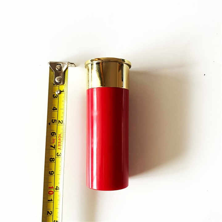 Customized Logo Mini Plastic Red Color Thick Bottom Custom Shotgun ...