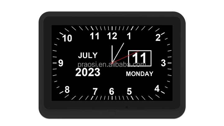 Pros Wifi Dementia Clock Analogue Smart Digital Calendar Clock Medicine ...