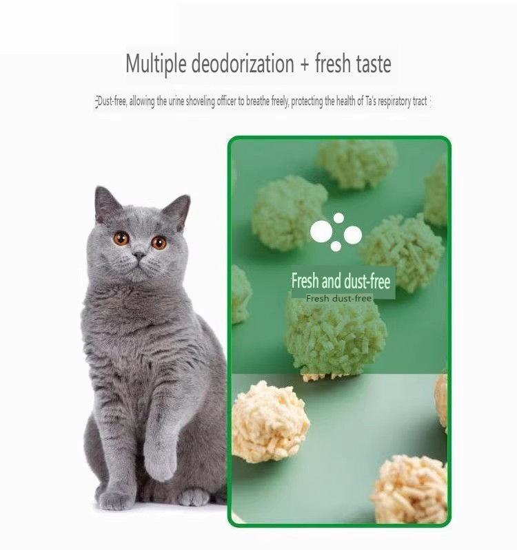 Triple Deodorizing Flushable Cat Litter Tofu and Bentonite Mixed Wood ...