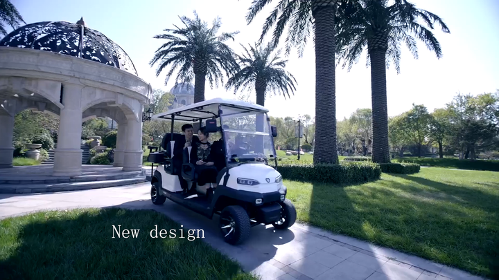 Intelligent Solar Golf Cart - 4 Seats, 48V, 70-90km Range