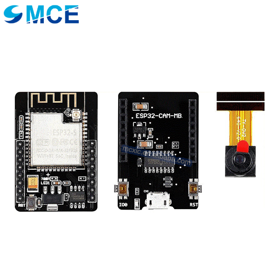 ESP32-CAM-MB Development Board - Wifi, Bluetooth, OV2640 Camera