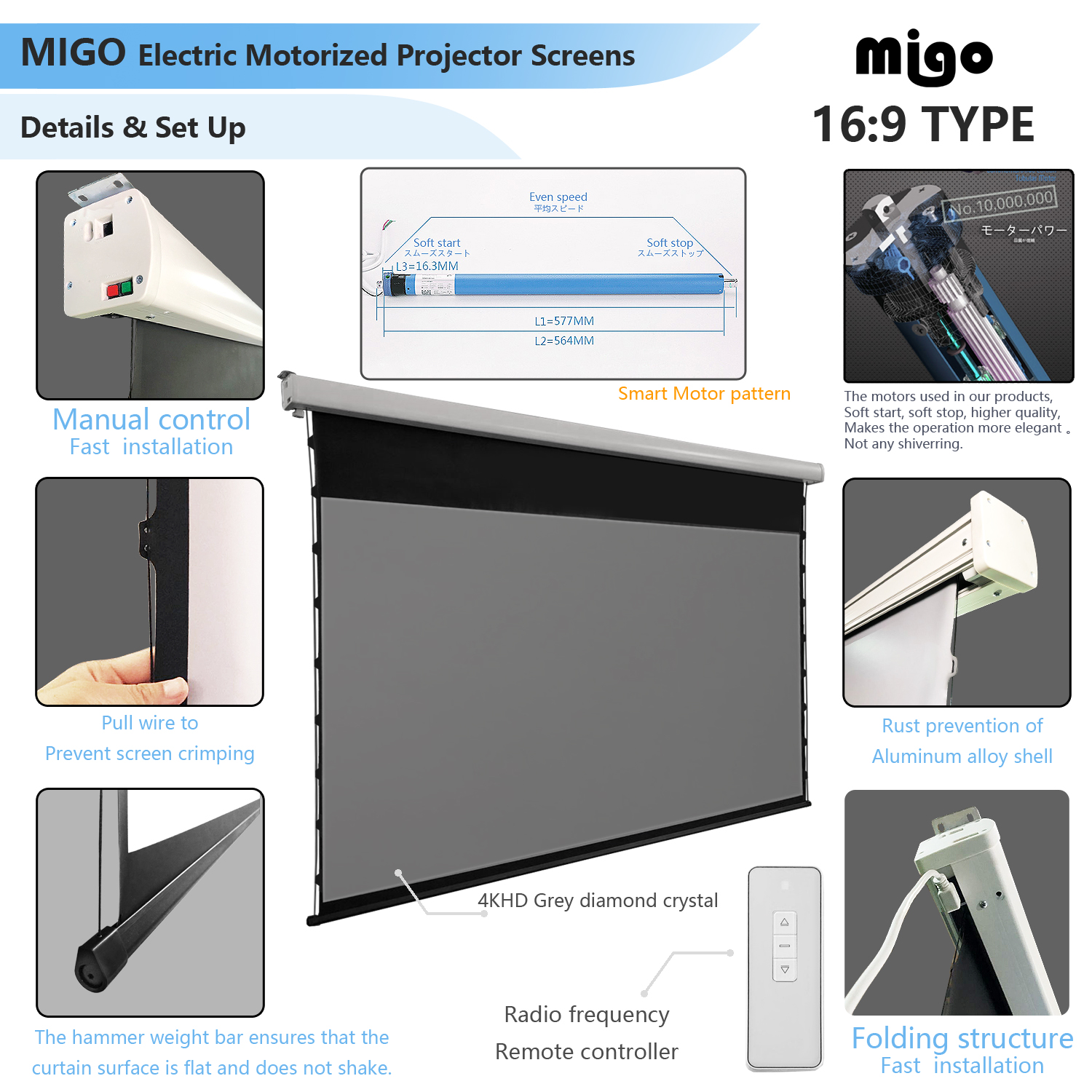 Motorized Projector Screens - Premium Home Theater Solutions