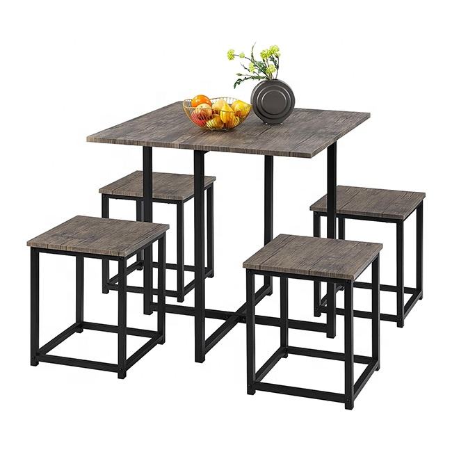Simple Modern Desk Rectangle Dinning Desk Set Modern Kitchen Table Set ...
