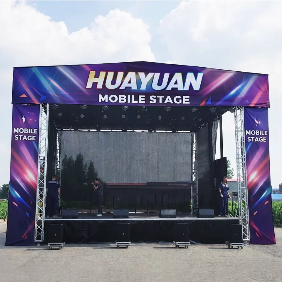 DOT UL Approved 8m Mobile Stage Trailer HY-ST315 with 4.6m Clearance ...