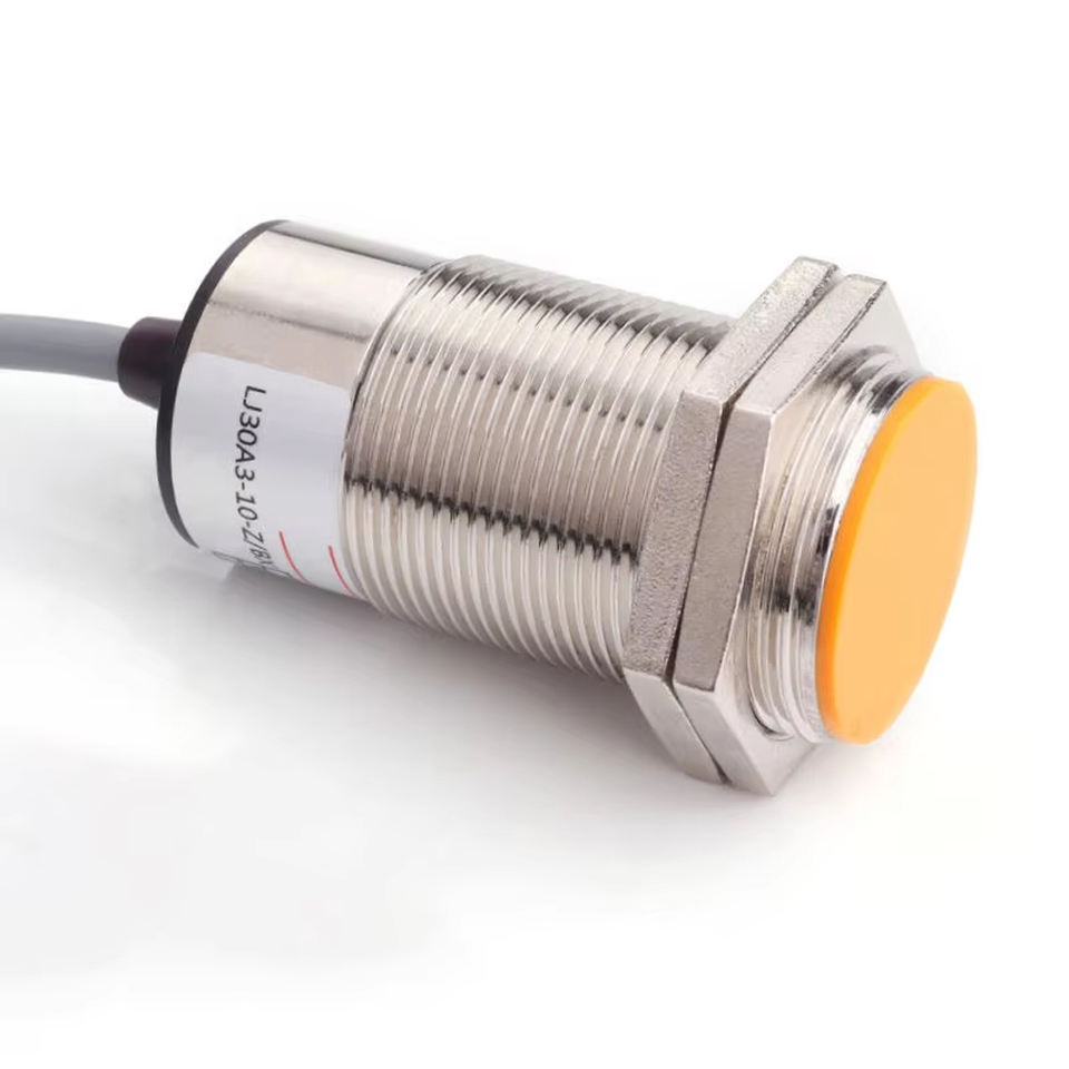 LJ30A3-10-Z/BX M30 DC 3-Wire Flat Head Inductive Metal Sensor Proximity ...