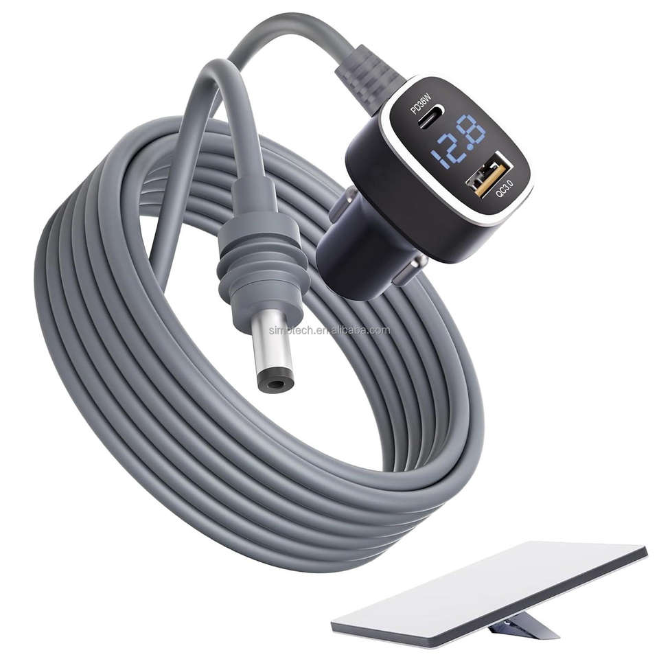 Starlink Mini 12V-24V 36W USB-C PD QC 3.0 Ports Digital Display DC ...
