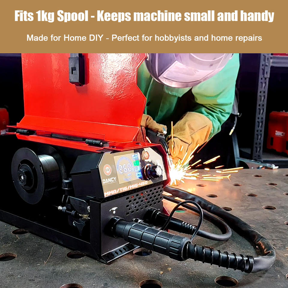 Beginner Welder Kit MIG-450 3-in-1 Multifunction Flux MIG/MMA/TIG ...