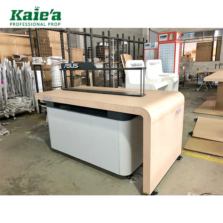 Custom Laptop Retail Display Table for Modern Shopping Environments ...