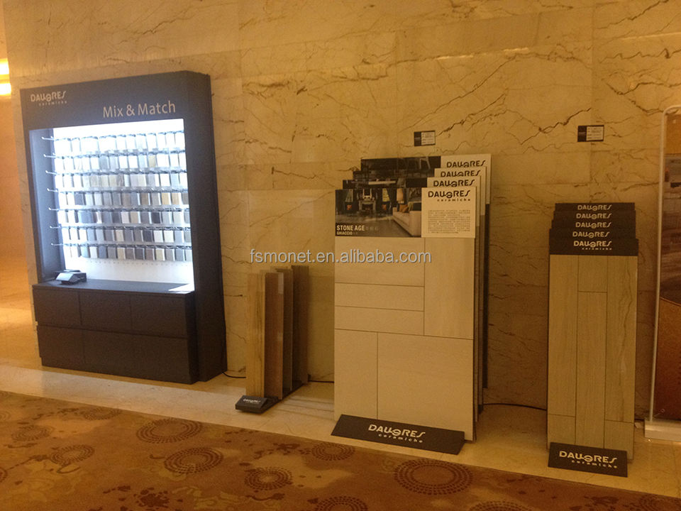 Custom Hang on Shelf Sample Display for Showroom Quartz Stone Floor ...