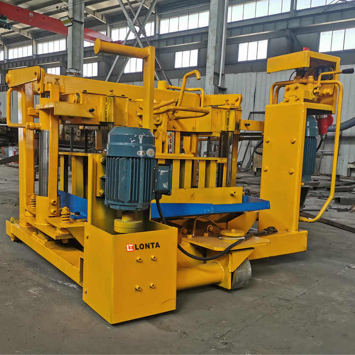 LONTA QM4A-30 Mobile 4 Inch Egg Lay Hydraulic Mold Interlock Hollow ...