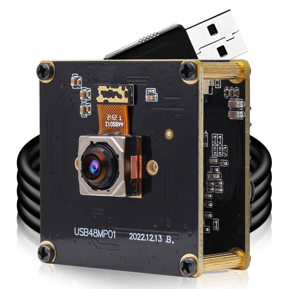 ELP Fast Autofocus USB Camera Module 48MP for Documents & Face Recognition