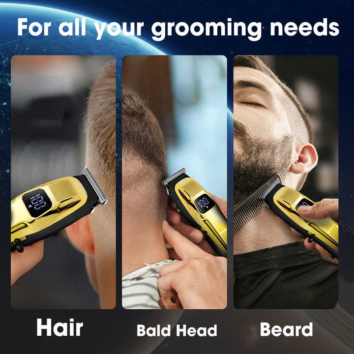 Jamaky 7000 Hair Trimmer: 5W Power, 1200mAh Battery, 7000RPM Speed, LED ...