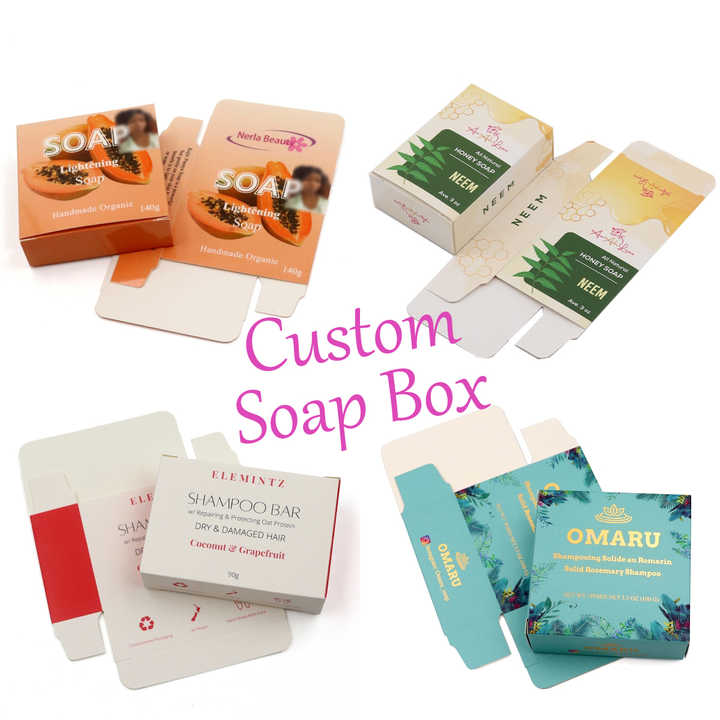 Eco Friendly Soap Bar Packaging - Custom Folding Cartons