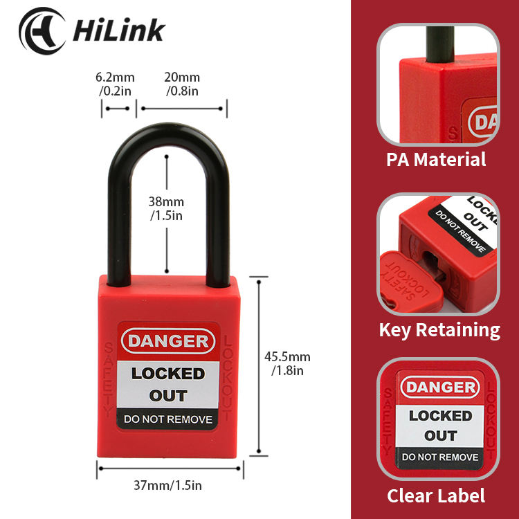 HiLink Security Electrical Industry Insulation LOTO Lock,With Covered ...