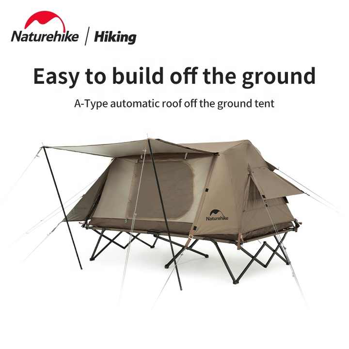 Naturehike Outdoor Camping Sleeping Cot Tent with Bed A-type Roof off ...