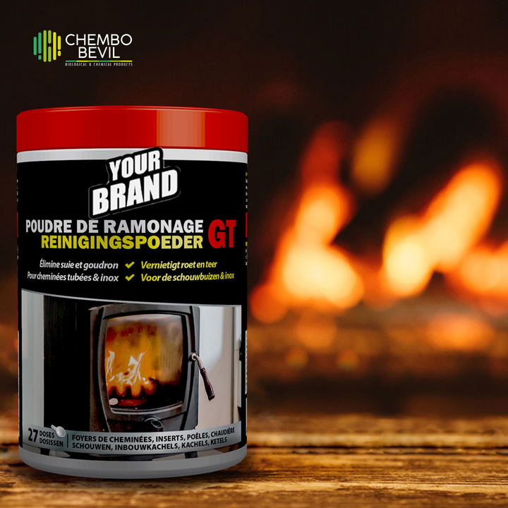 Chimney Cleaning Powder Soot Tar Remover Fireplace Stove Boiler Cleaner ...