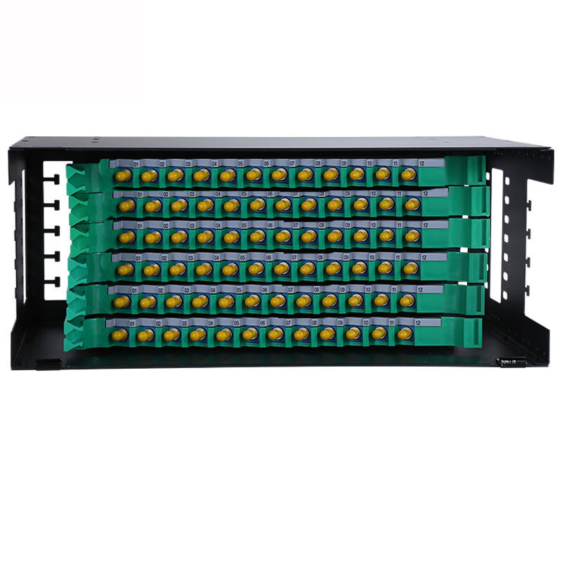 72-Port 4U Rack Mount Optic Distribution Frame| ST Single Mode, Pre ...