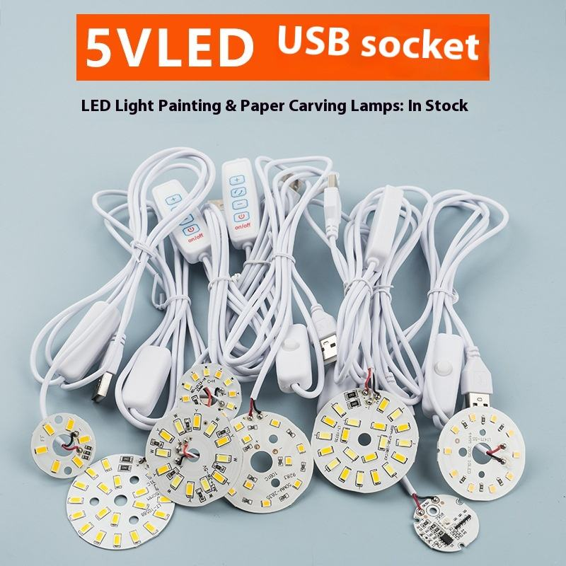 Customizable 5V Mini LED Night Lamp White CCT LED Chip Modern Design ...