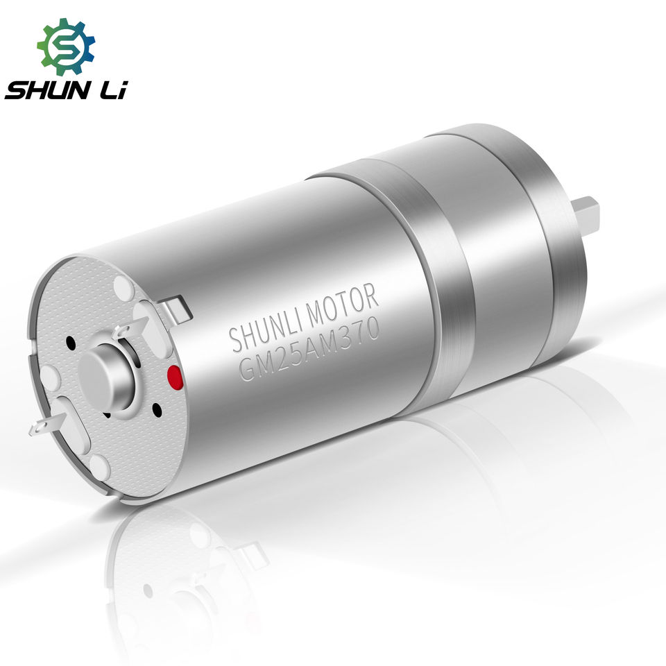 25mm JGA25-370 Mini Motor dişli DC 12 Volt 6V 24V yüksek tork düşük hız ...