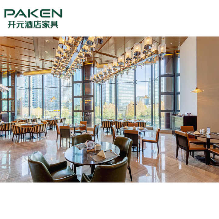Luxury 5 Star Hotel Design Restaurant Set Cafe Table And Chairs Custom ...