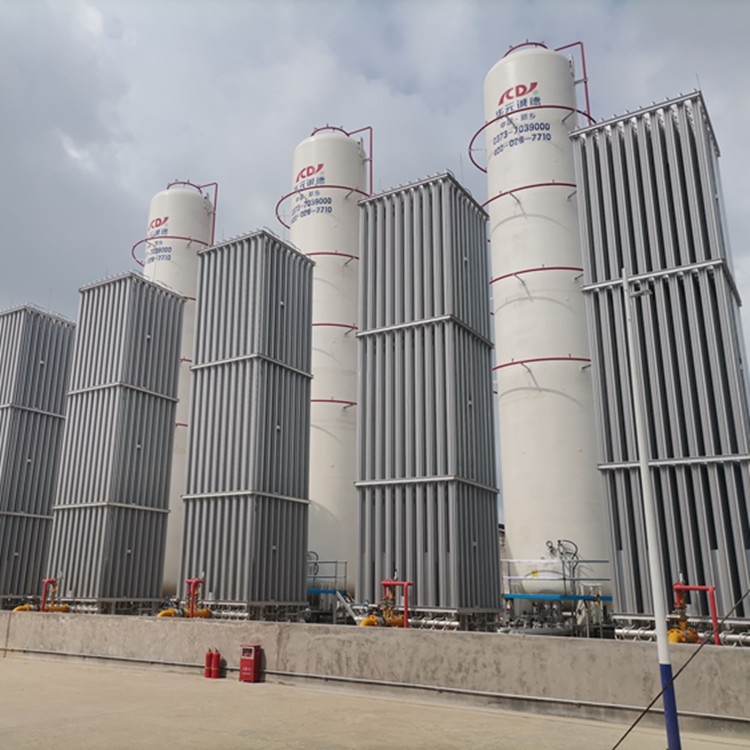 50m3 8bar Zásobník kryogenního kyslíku Zásobník kryogenního kapalného ...