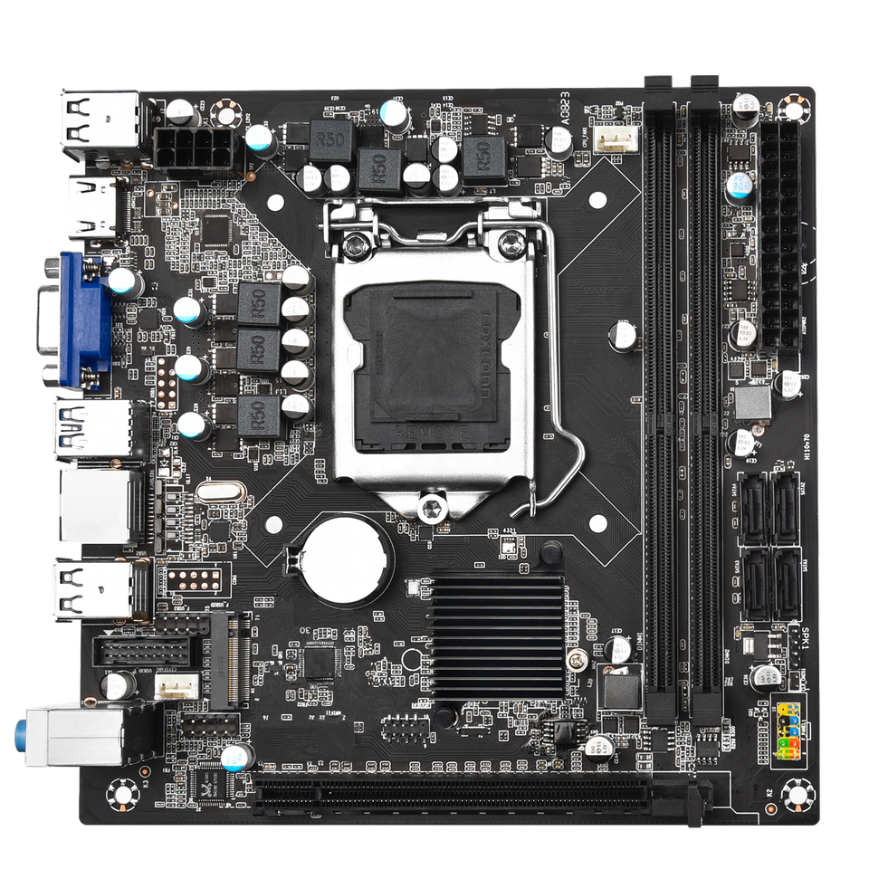 LGA1151 H110 Chipset Motherboard - Ideal for Desktop Gaming