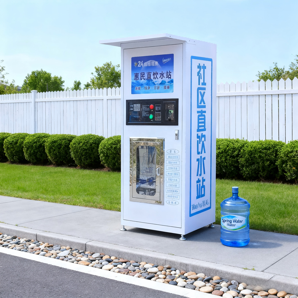 Industrial Grade Water Vending Machine With Reverse Osmosis System for ...