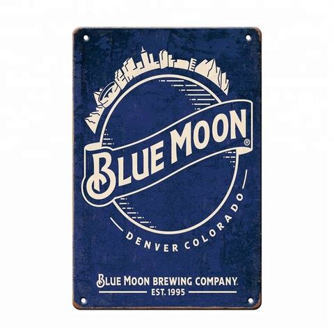 Embossed Tin Sign - Vintage Wall Hanging Advertising Metal Signs