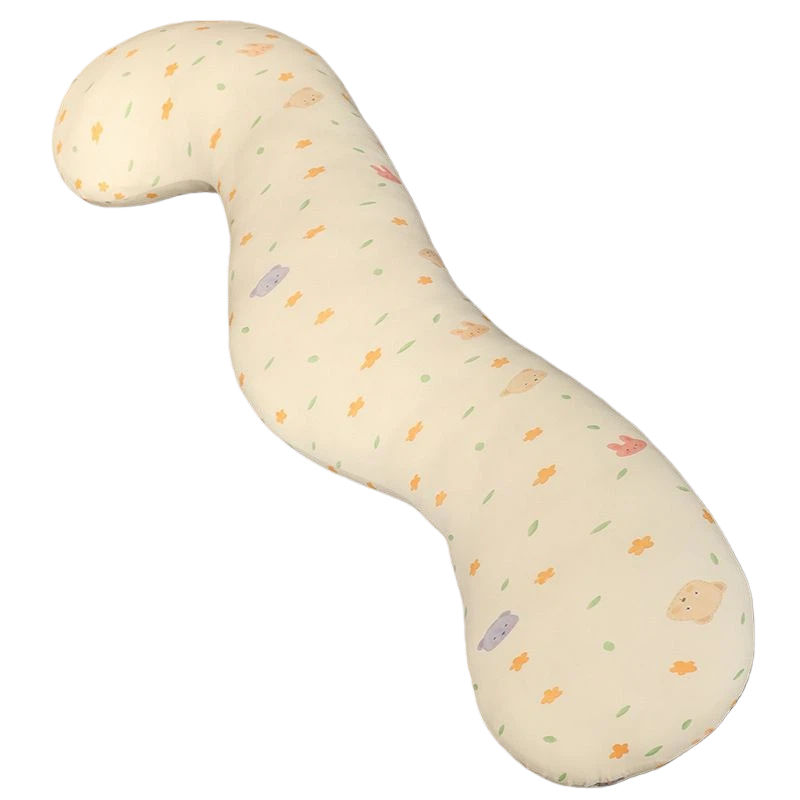 Pregnancy Body Pillow for Side Sleepers - Removable Washable Cover, Leg ...