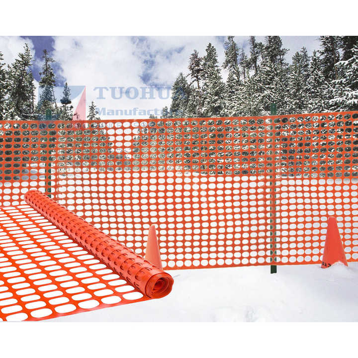 Heavy Duty Temporary Orange Color Warning Road Traffic Barrier Net ...