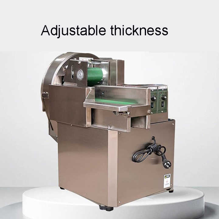 QDMECH Commercial Automatic Adjustable Thickness Fruit Vegetable Cutter ...