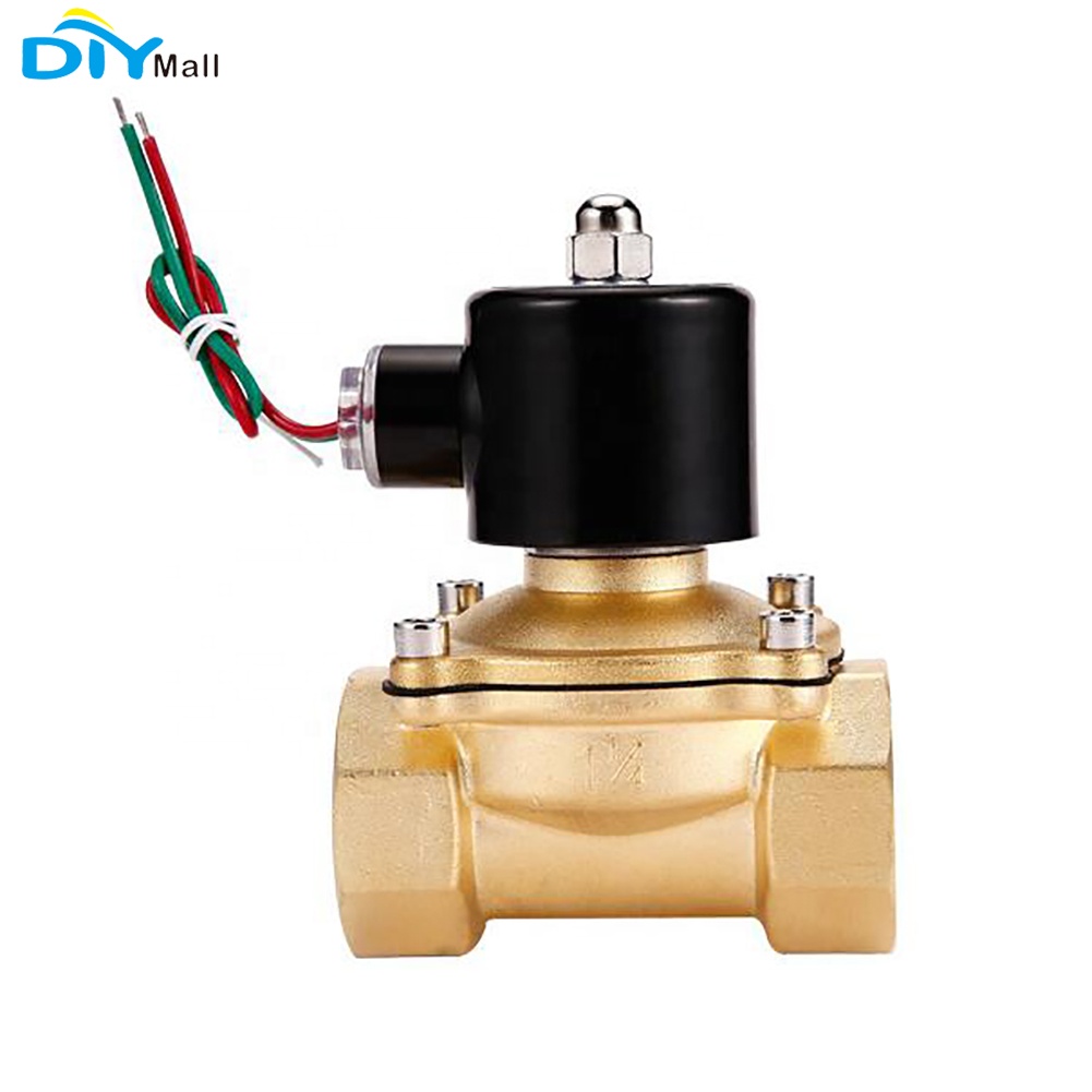 플라스틱 전기 솔레노이드 벨브 자석 Dc12v N/c 물 인레트 교류 스위치 G1/2 "남성 외부 실 연결관 0.02-0 ...