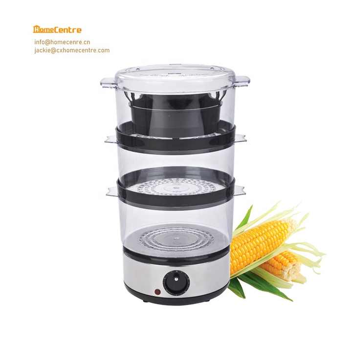 3 Layer 6L Capacity Stainless Steel Mini Portable Electric Food Steamer