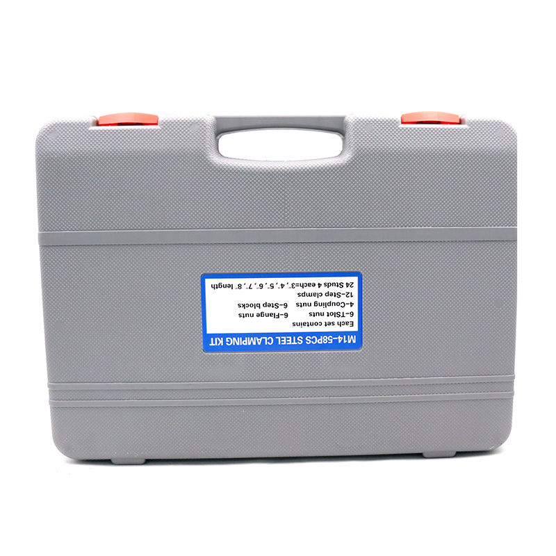 58-Piece Steel Clamping Kit M8/M10/M12/M14/M16 with Metal Holder for ...