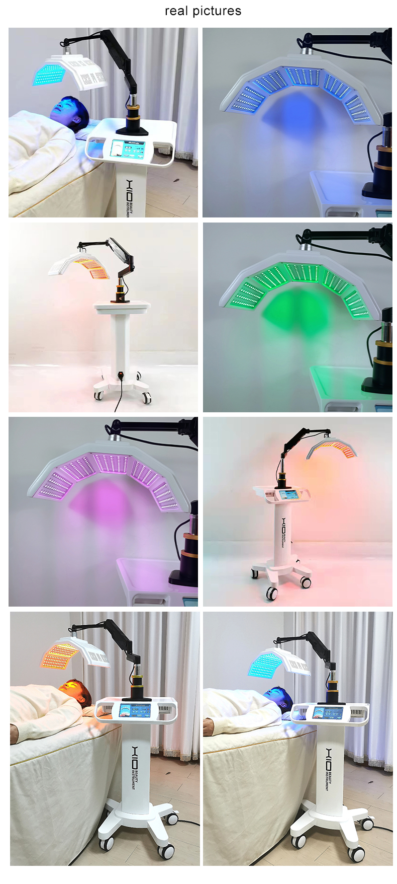 ₩3477212에서 직접 효과 얼굴 피부 Led 시스템 광자 요법 Pdt 가벼운 요법 안면 조명 치료 마스크 미용 기계 여드름 주름 제거 제거 흰색 Dhgate