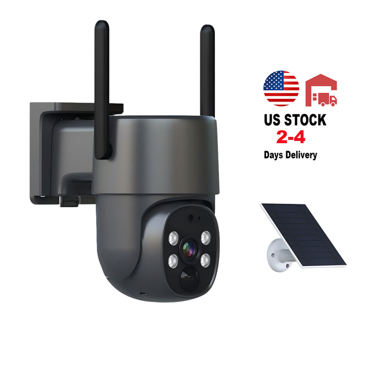Eseecloud 4G Solar Outdoor Network Camera 4Mp Fixed Single Lens Two-Way ...