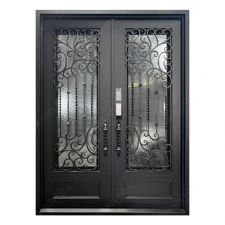 Luxury Curved Door Iron Gate Design - Grandsea Wrought Iron