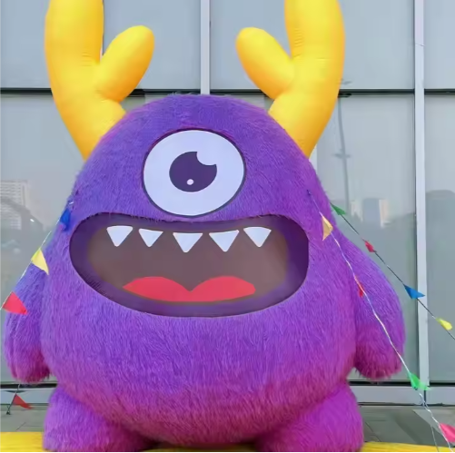 Custom Inflatable Cute Monster Mascot Bunny Adult Halloween Plush ...