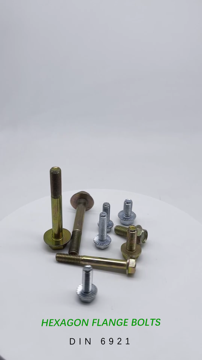 Din6921 M20 M19 M16 M10 M6 M5 Flanged Bolt Stainless Steel Self ...