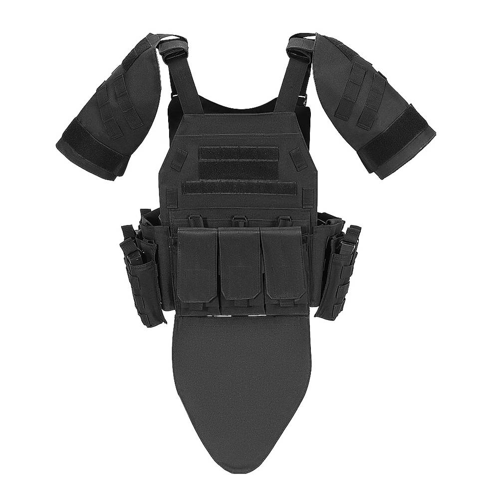 2025 Factory Tactical OTV Full Body Plates Vest Molle Modular Operator ...