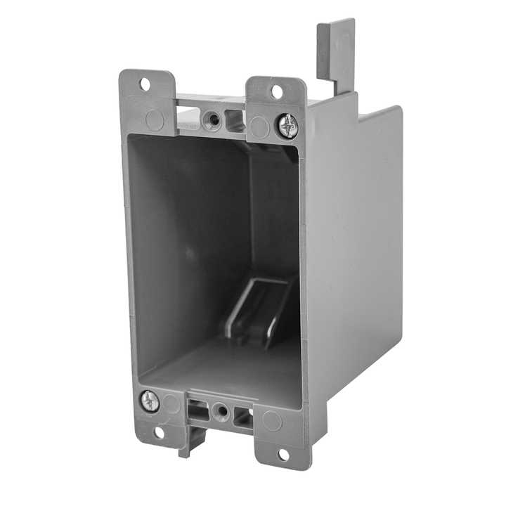 One Gang Residential GFCI Outlet Box Waterproof Plastic Mini Electrical ...