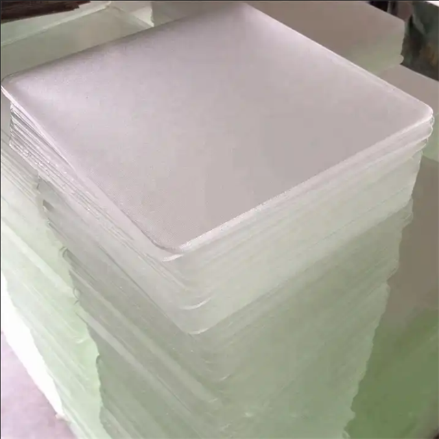 3.2mm Ultra-clear Low Iron Tempered Cloth Texture Solar Anti-glare ...