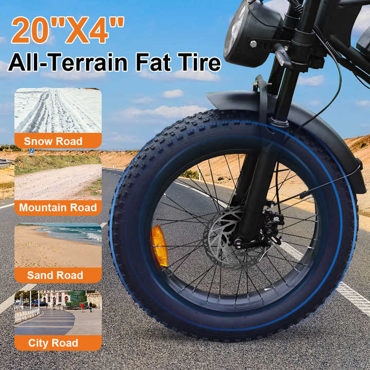 Local Overseas Stock 48V Electric Bike Full Suspension Fat Tire Design ...