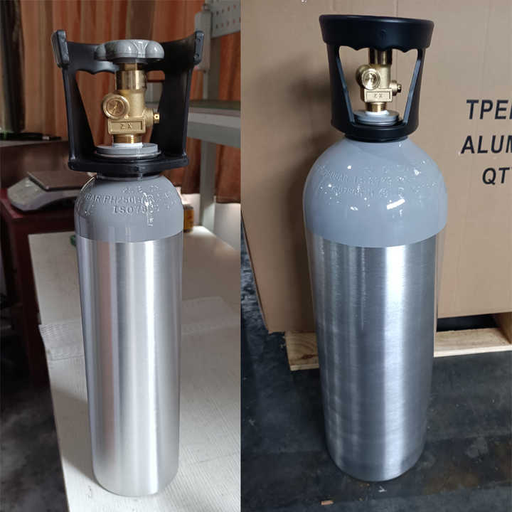 ZX TPED High-Pressure Aluminium Gas Cylinder 1KG to 10KG CO2 Beverage ...
