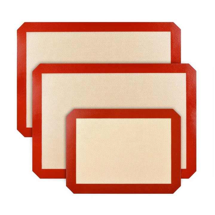 Custom High Temperature Resistant Non-stick Silicone Baking Mat in ...