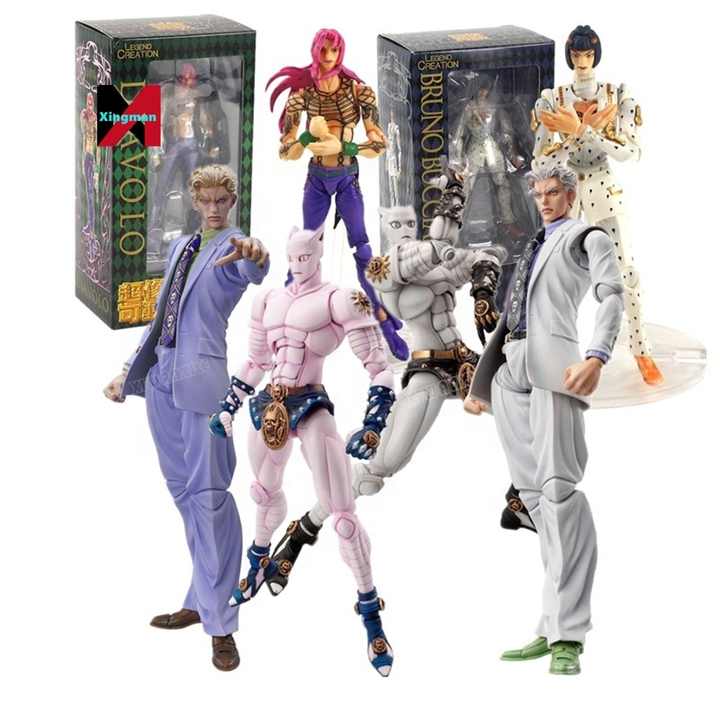 14 Styles Kira Yoshikage Jotaro Kujo Anime Figure Toys JOJO Figurine ...