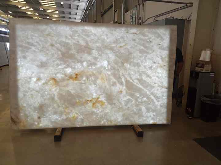 Custom Sizes Transparent Acrylic Sheet Laser Marble Decoration LED Slim ...
